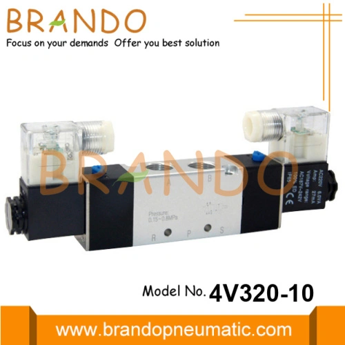 4V320-10 4V320-3/8 AirTAC Type Pneumatic 5/2 Solenoid Valve China Manufacturers Suppliers ...